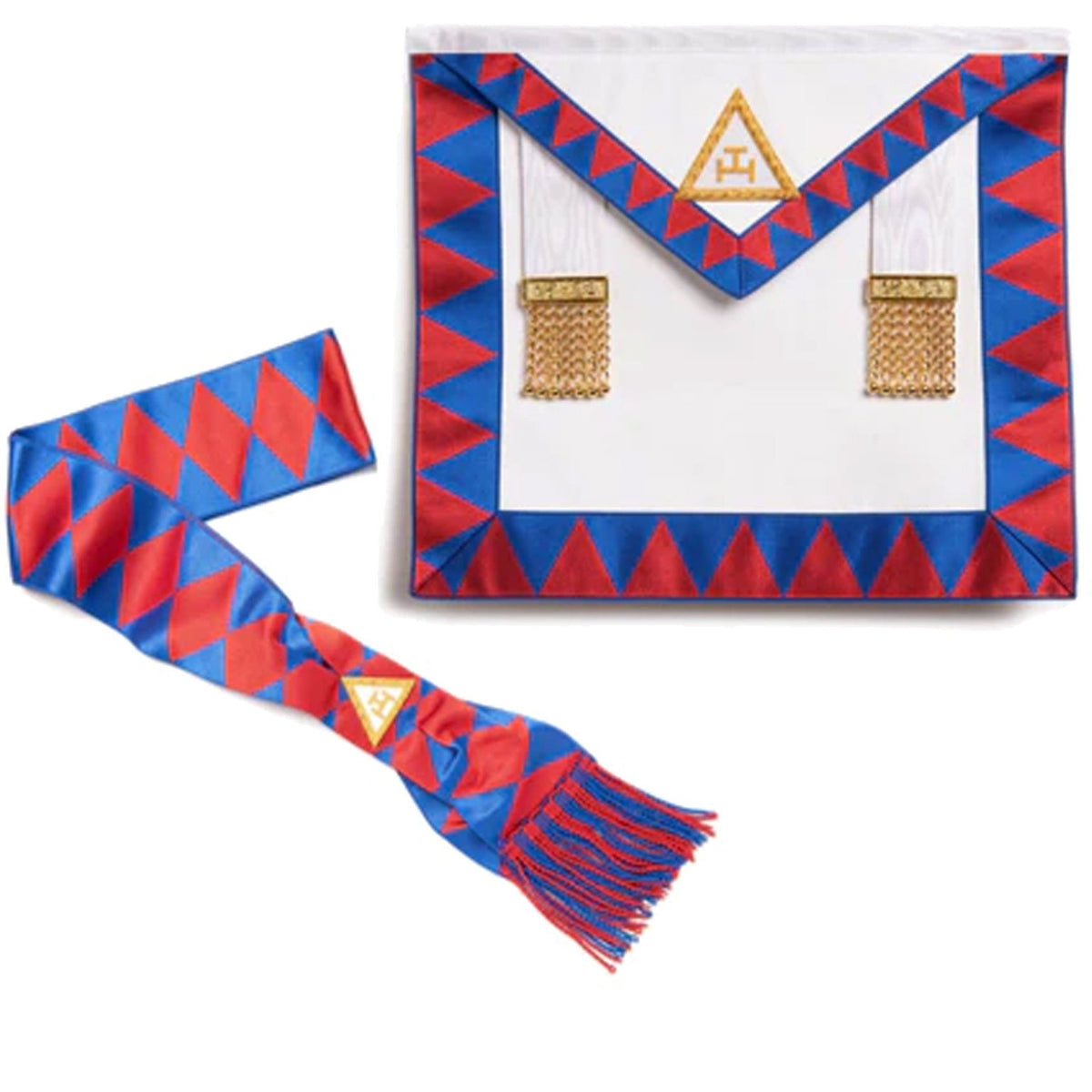 Royal Arch Companion Apron & Sash Set - Masonic Regalia – 4 Elements ...